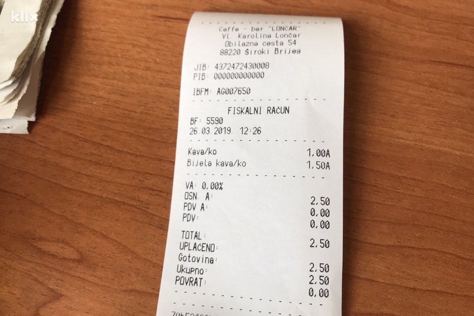 Obavijest Porezne uprave-fiskalizacija računa – UPPZ